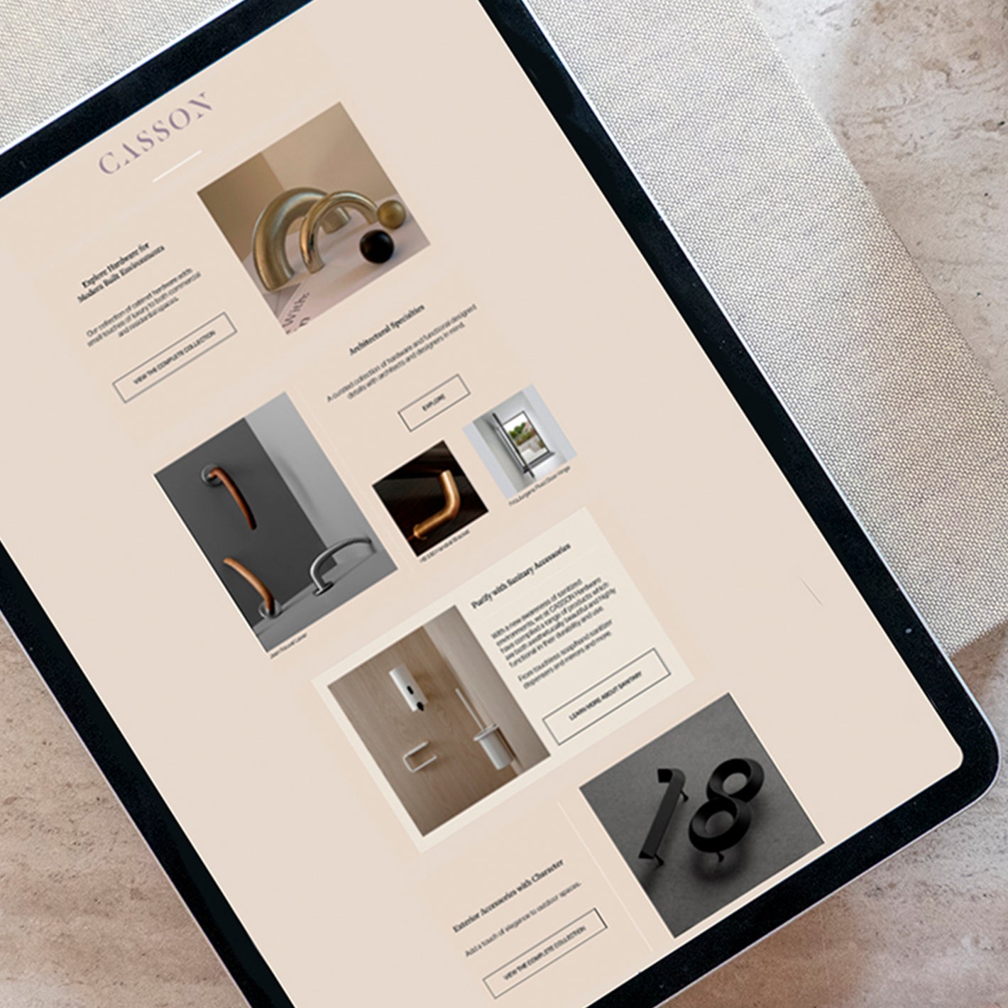 CASSON: Beautiful Hardware Specialties and Furniture For Modern Spaces ...