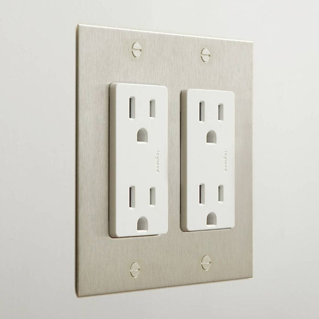 2 Gang Outlet by Forbes & Lomax | Outlet Covers | Casson Hardware