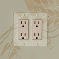 Invisible Plate 2 Gang Outlet | Outlet Covers | Casson Hardware
